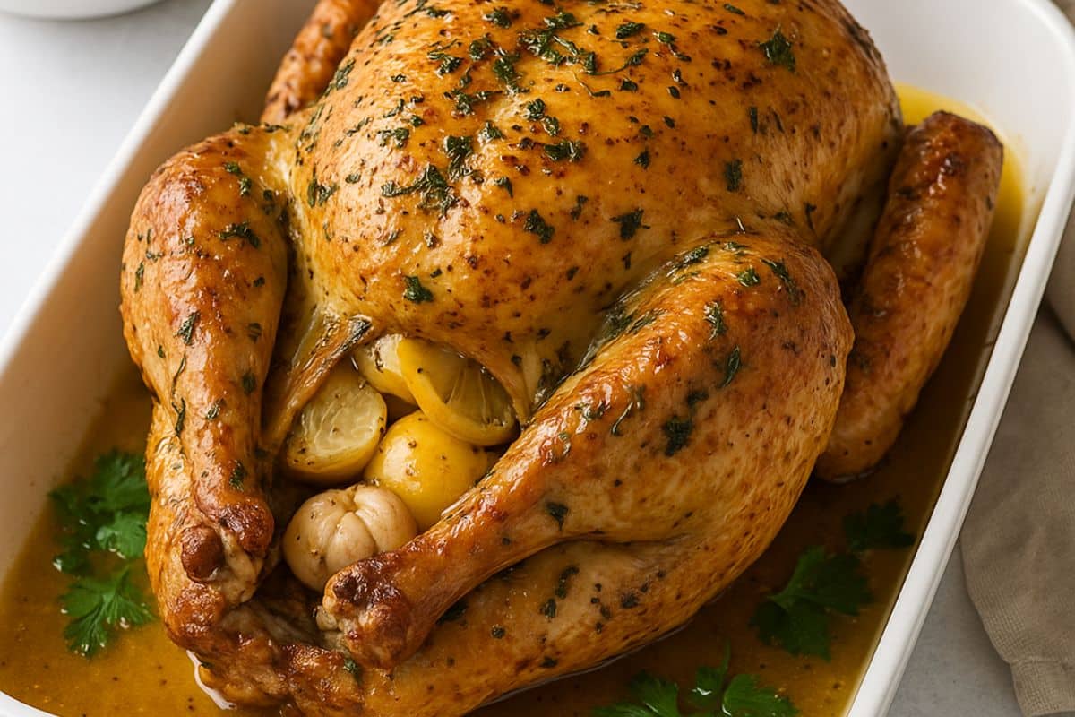 Classic Thanksgiving Herb-Roasted Turkey Recipe (Easy And Flavorful)